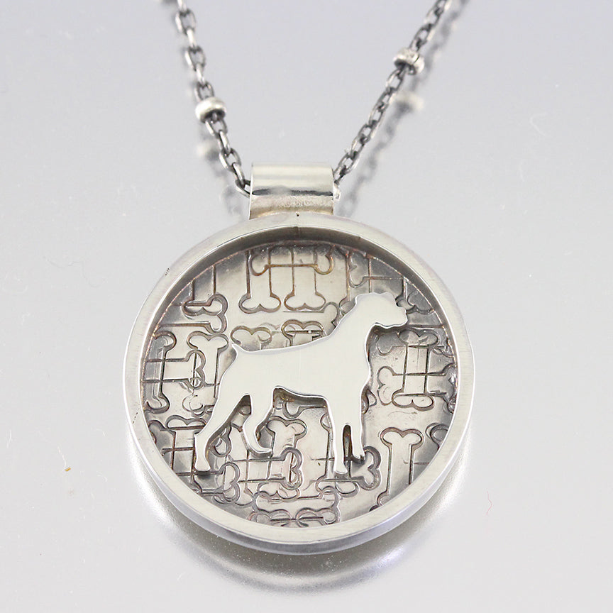 I Love My Boxer Necklace