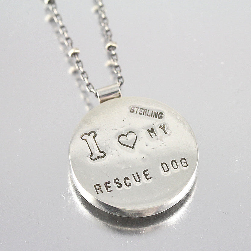 I Love My Rescue Necklace – Creative Dexterity